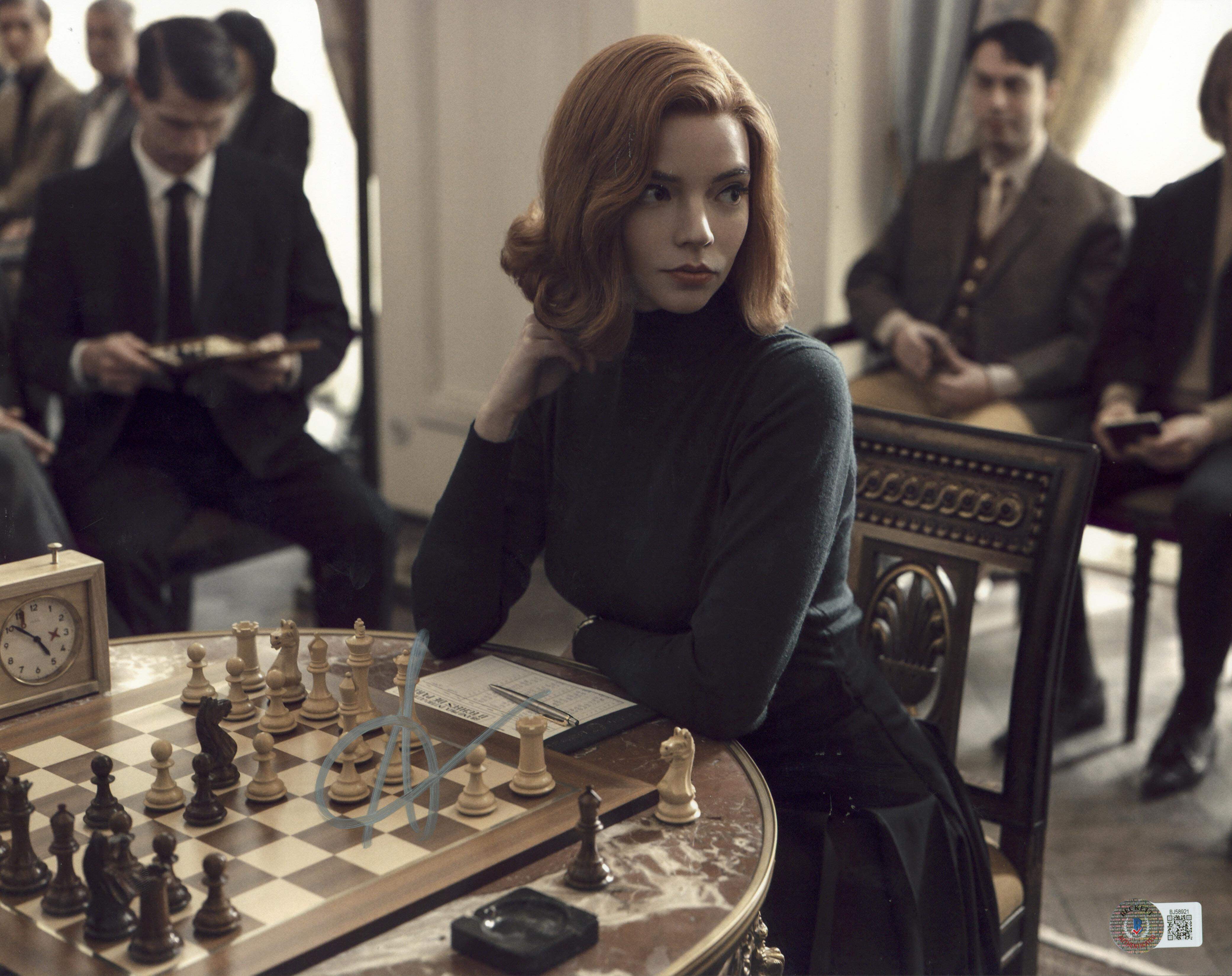 Anya Taylor-Joy The Queen's Gambit Authentic Signed 11x14 Photo BAS #BJ58921 - Walmart.com
