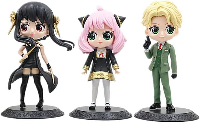 Anya Yor Briar Figure Three Cute Big Eyes Anya Forger Briar Yor Forger ...