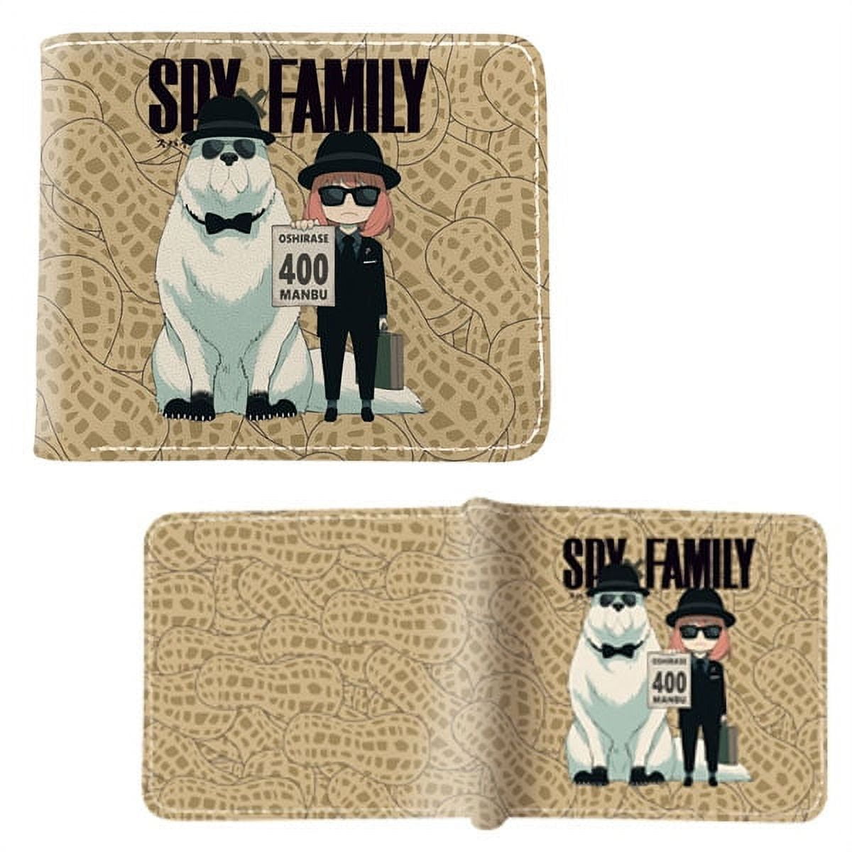 Anya and Bond Forger Spy - Spy x Family 4x5" Bi-Fold Wallet - Walmart.com