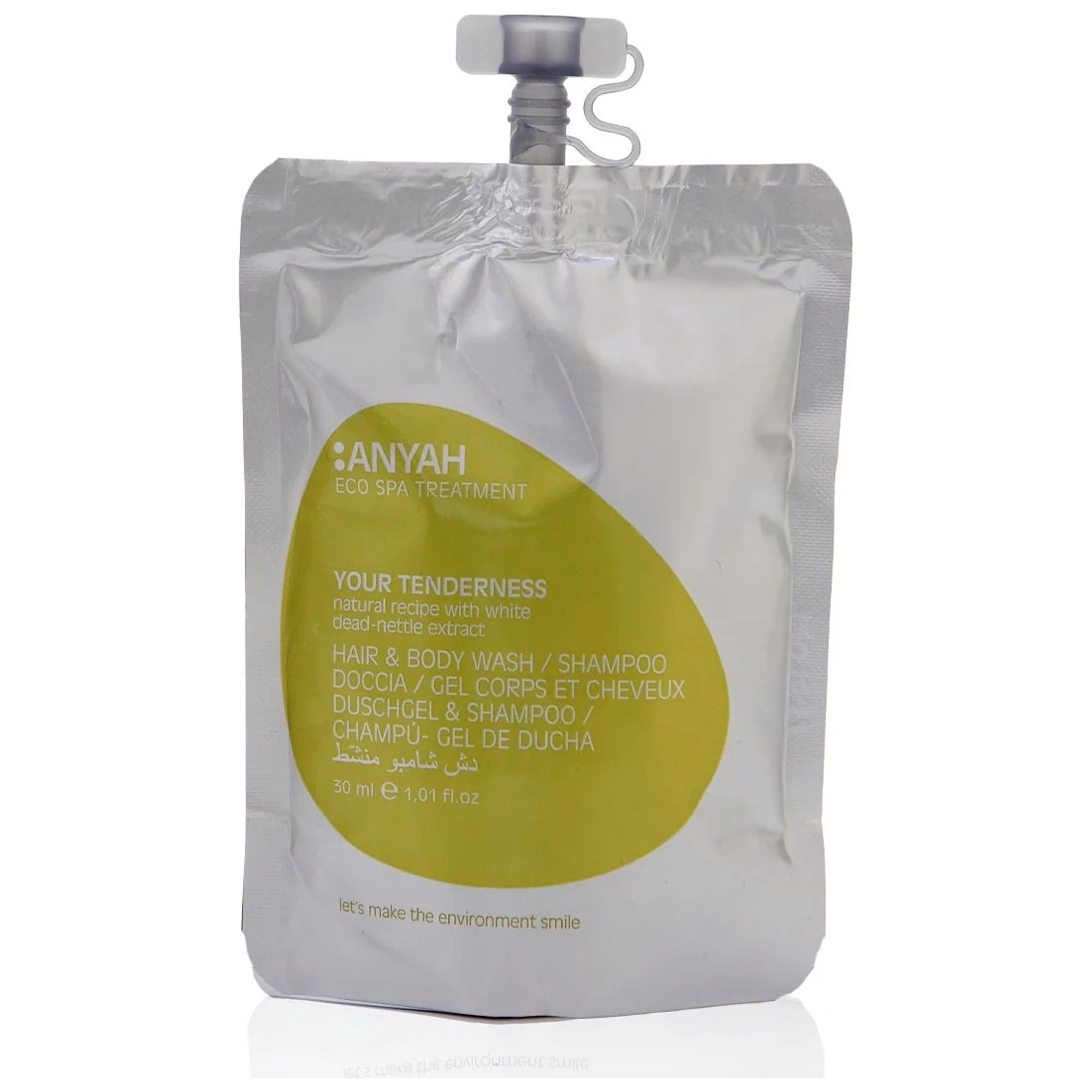 Anyah Gentle Hair Body Wash (1.01 Fluid Ounce) - 200Pack - Walmart.com