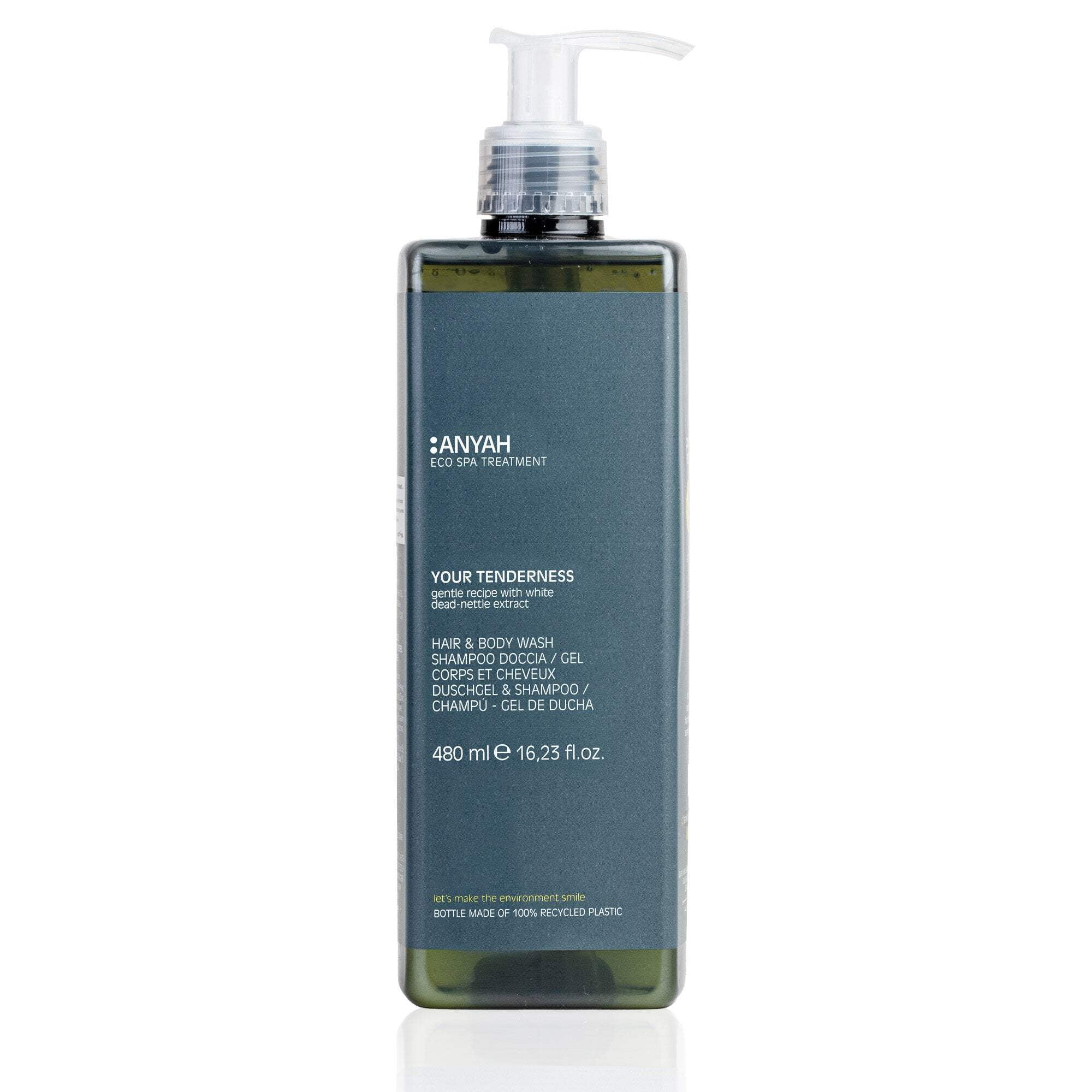 Anyah Ecolabel Certified Gentle Hair Body Wash With Locked Pump (16.23 ...