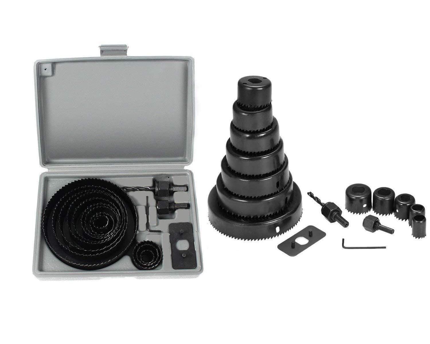 Anycon Tool Hole Saw Cutter Kit 16Piece Set 19127mm Sizes for Precise ...