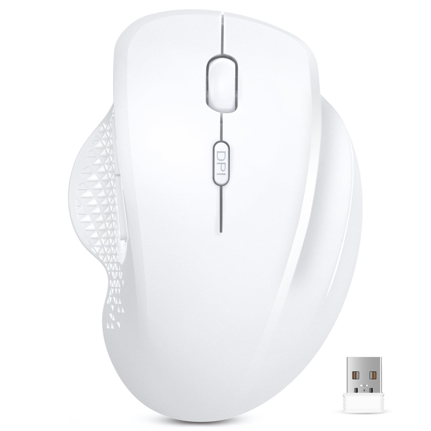 Anycool Wireless Mouse, 2.4GHz Bluetooth Mouse for Laptop, Ergonomic ...