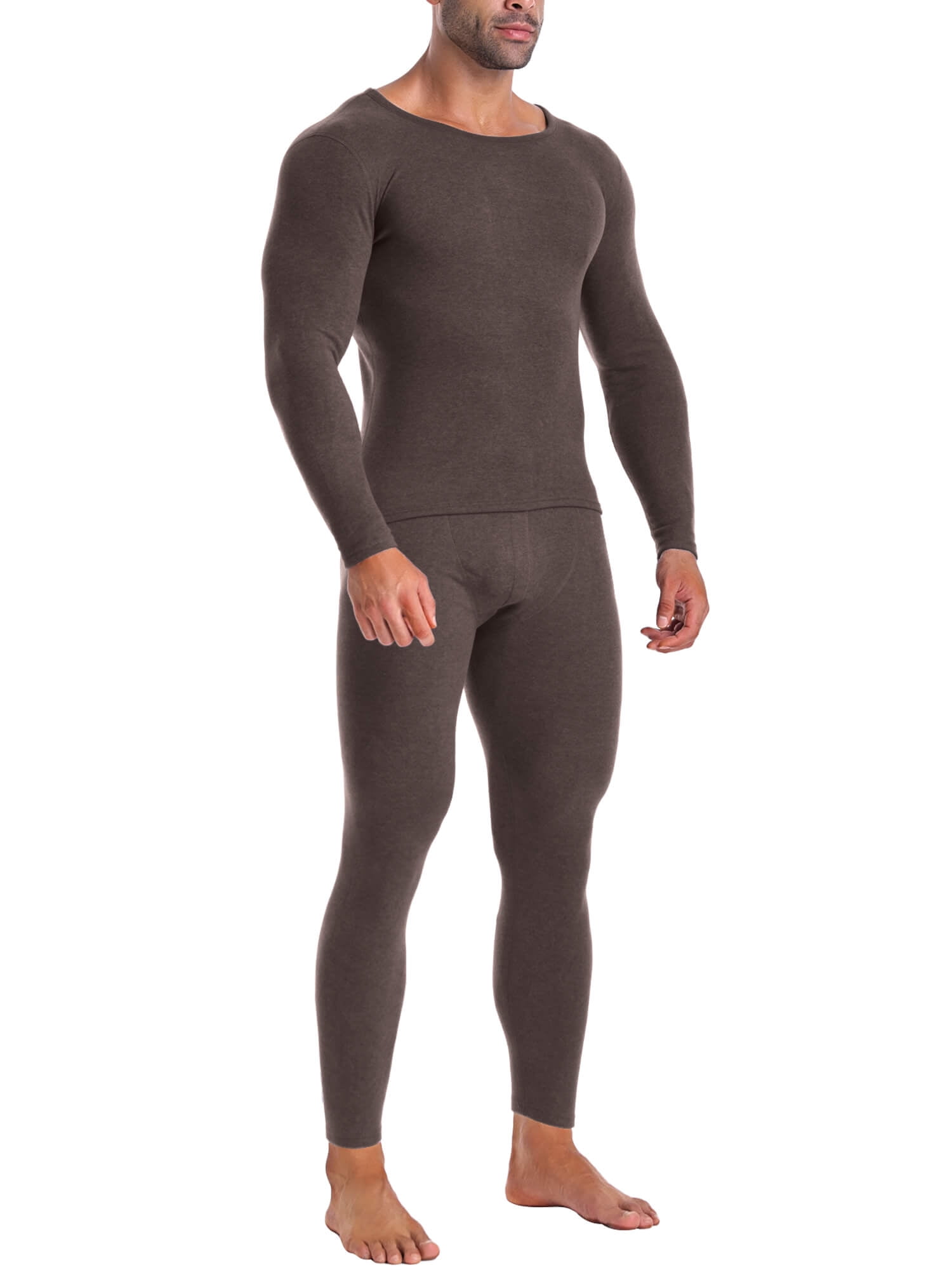 Anyfit Wear Men Long Johns Thermal Underwear Set Fleece Lined Base ...
