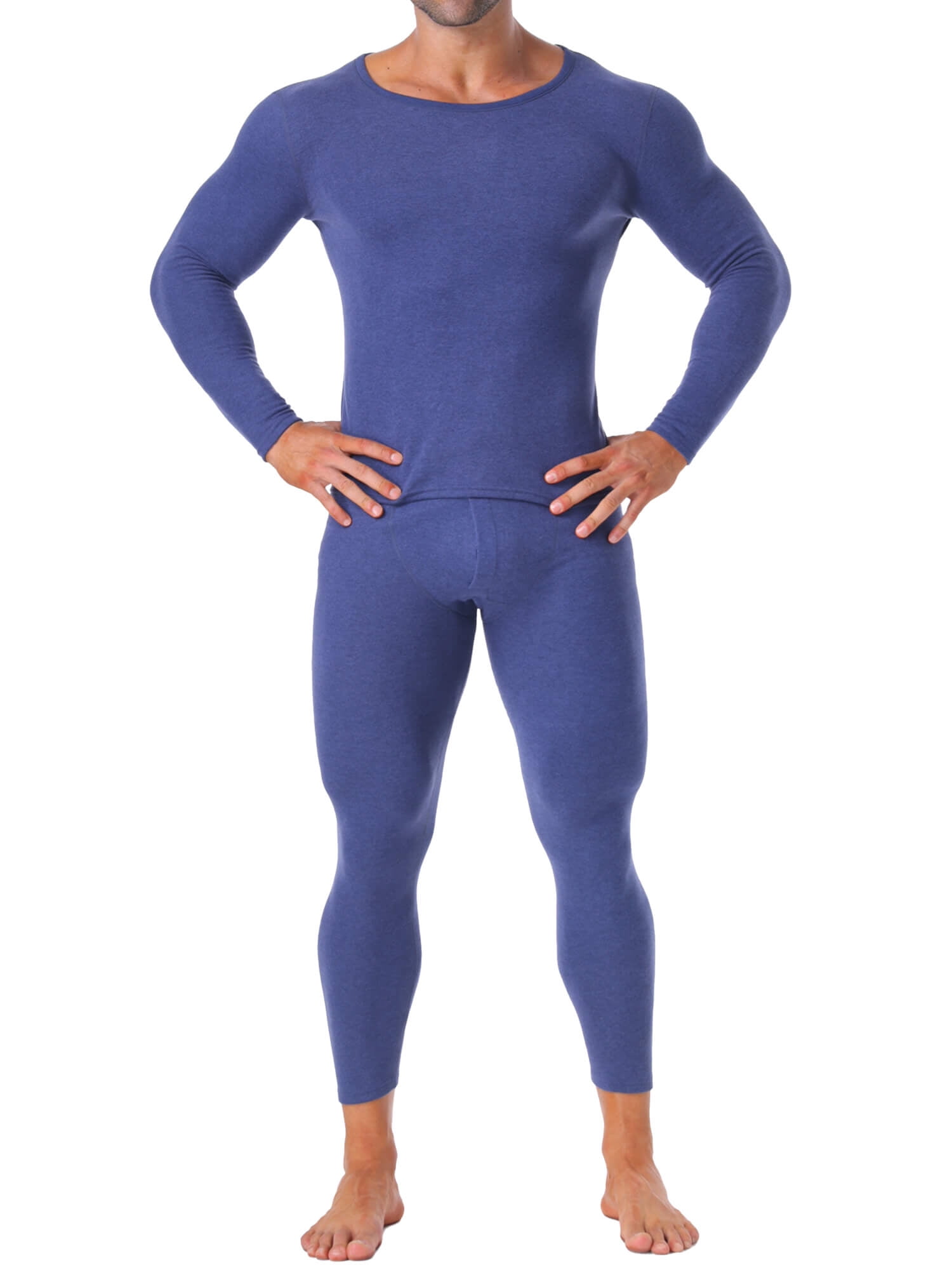 Anyfit Wear Men Long Johns Thermal Underwear Set Fleece Lined Base ...