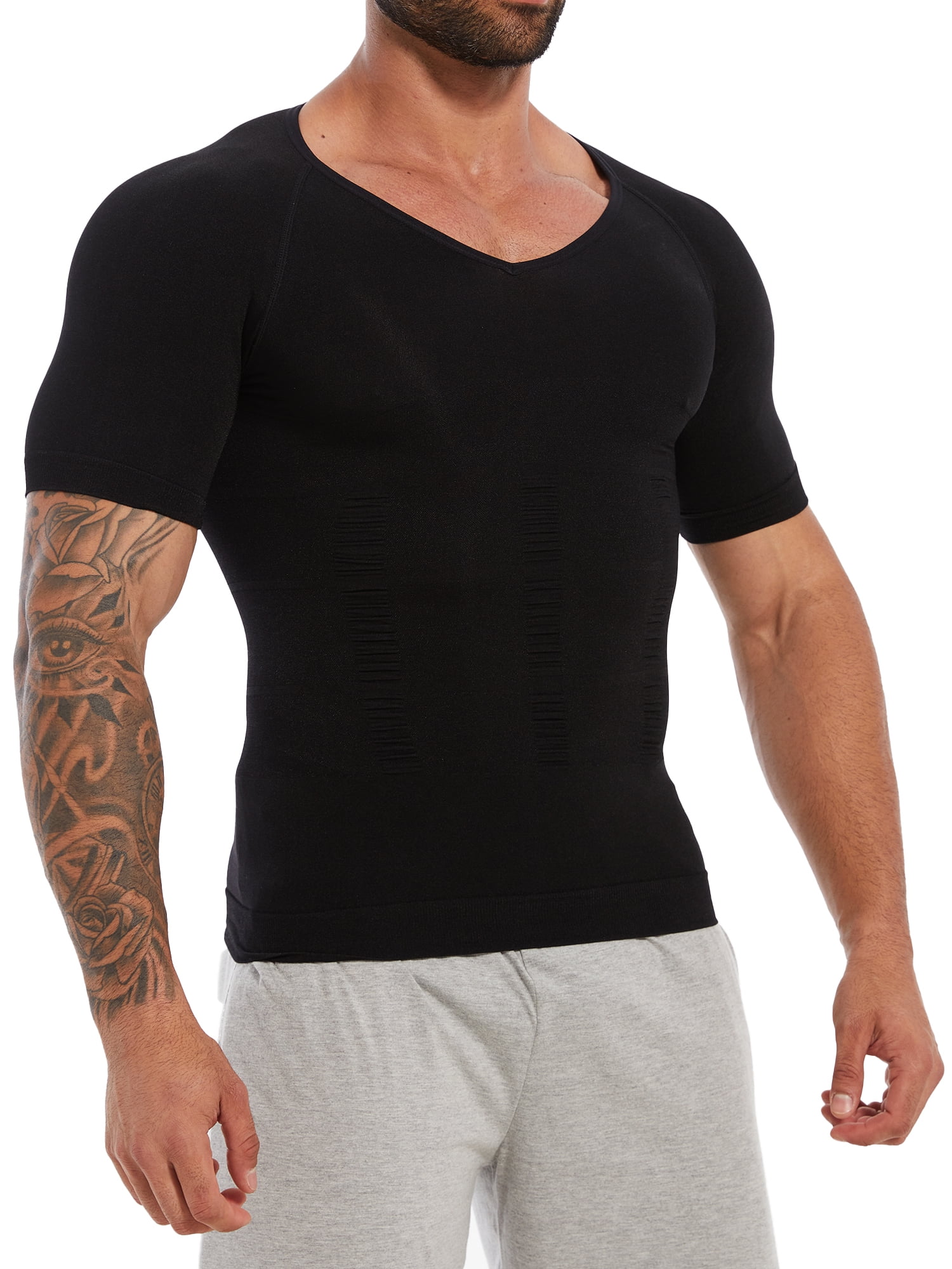 ANYFIT WEAR Men's Compression Shirt Undershirt Slimming Shapewear Tank ...
