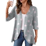 Anygrew Casual Lightweight Cardigans For Women Out Open Front Jackets 3 ...