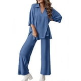 Anygrew Two Piece Sets for Women Summer Fashion Lounge Matching Set ...