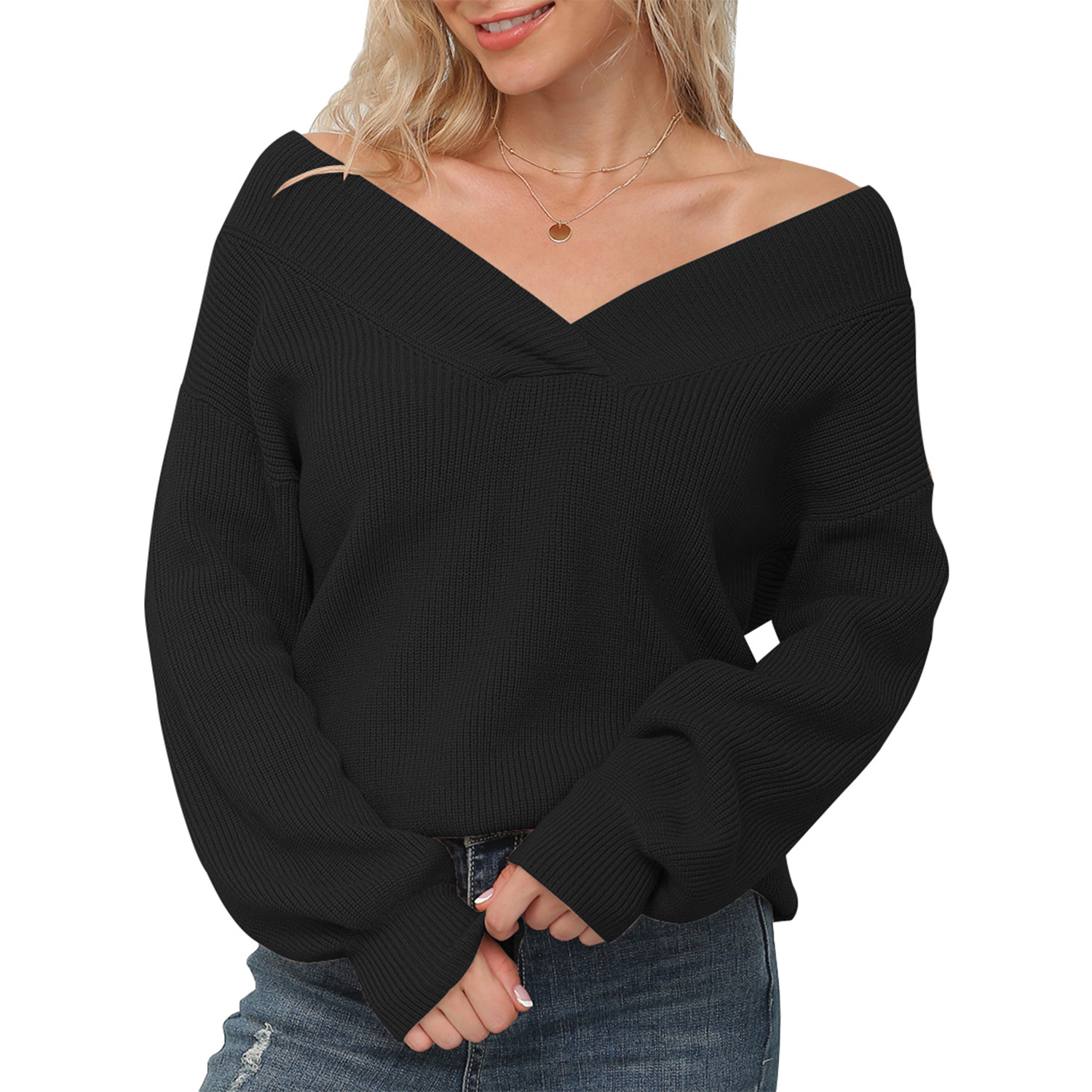 Women Long Sleeve Off the Shoulder Floral Shirt Tops - Walmart.com