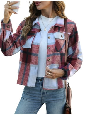 Womens Shackets in Womens Coats - Walmart.com