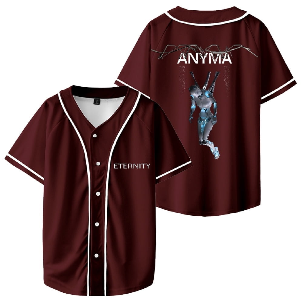 Anyma Baseball Jersey Fashion Summer Unisex Sports Shirt Fashion Street ...