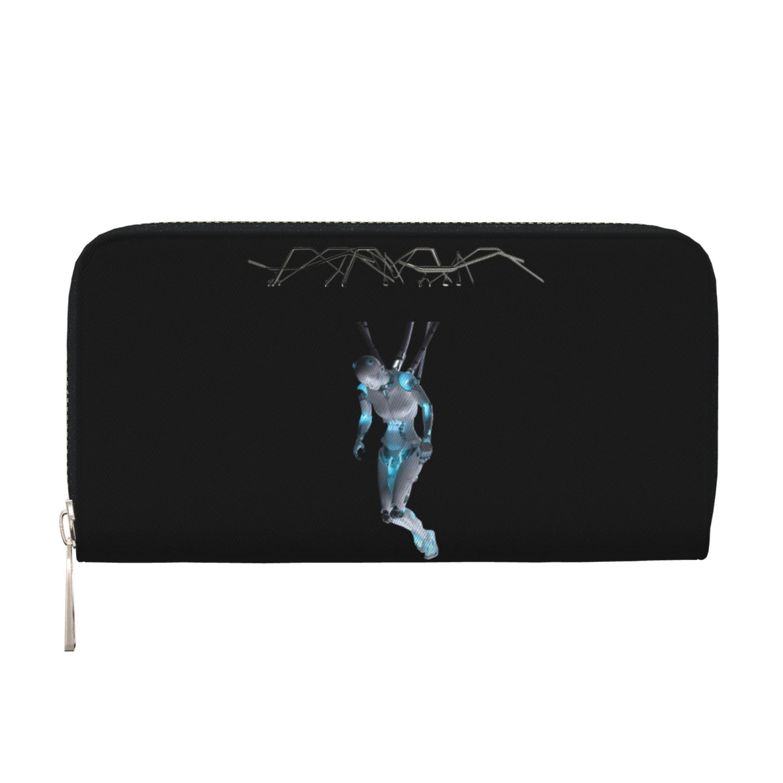 Anyma Leather Wallet for Men Women, Zip Around Purse, Large Capacity ...