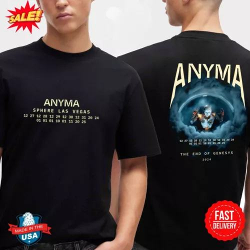 Anyma Sphere Las Vegas The End Of Genesys Eva Two Sided T Shirt S-5XL ...