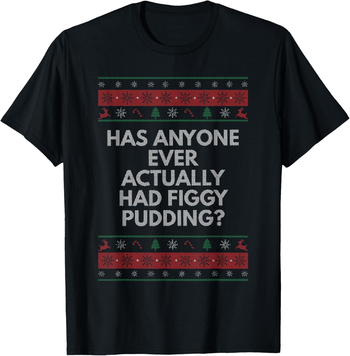 Anyone Ever Had Figgy Pudding Christmas Joke Xmas Pun Family Adult T ...