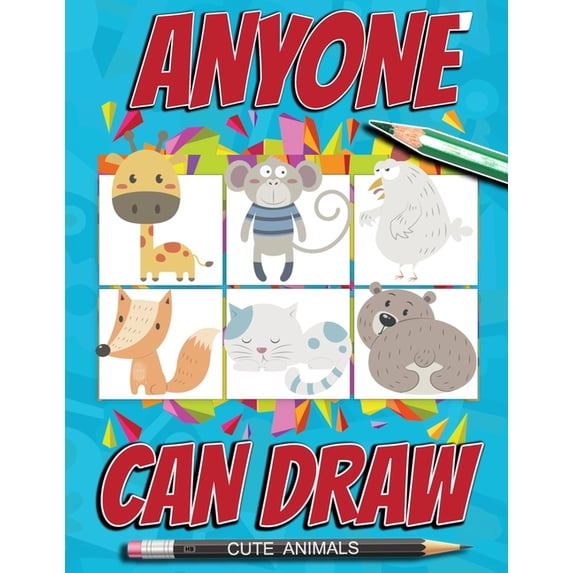 Anyone can draw cute animals: Easy Step-by-Step Drawing Tutorial for ...