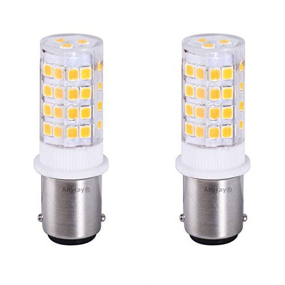 Anyray (2)-Pack BA15D Base Dual Contacts LED SMD Marine Boat Bulb ...