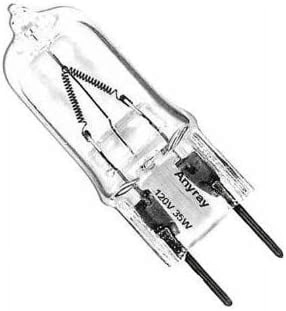 Anyray® A1704Y (12-Lamps) 35 Watt JCD T4 G8 35W Halogen Light Bulbs ...