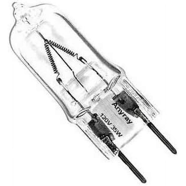 Anyray® A1704Y (12-Lamps) 35 Watt JCD T4 G8 35W Halogen Light Bulbs ...