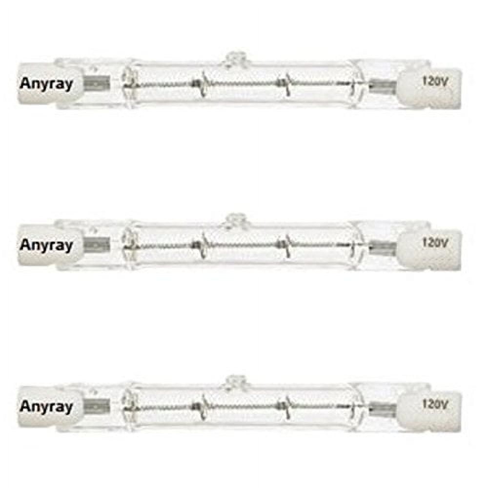 Anyray A1825Y (3-Bulbs) 75W J78 Short 120V 75 Watt J-Type DE T3 78mm ...