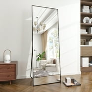 "BEAUTYPEAK 71""x 26"" Full Length Standing Floor Mirror, Arched Top ...
