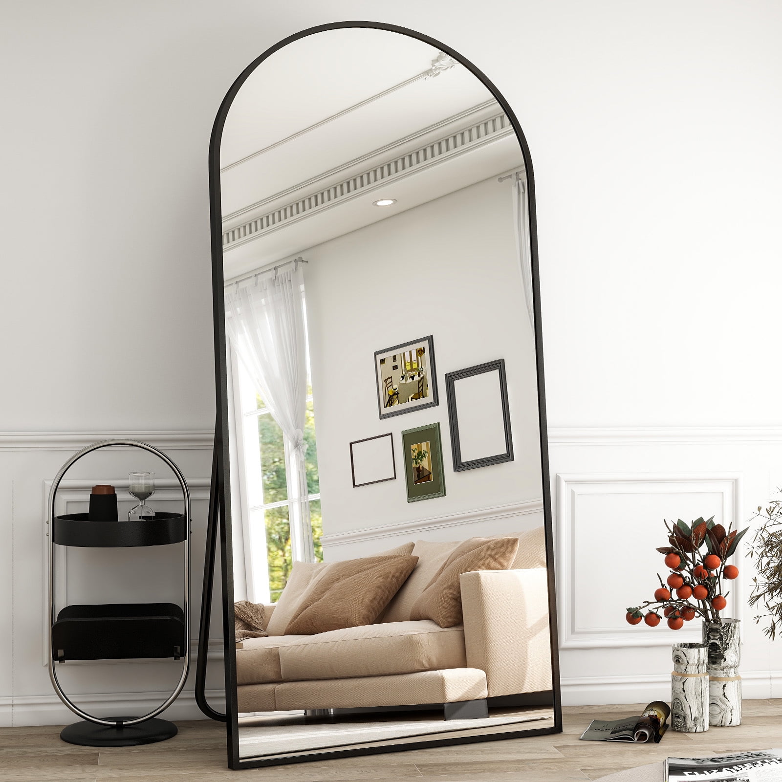 Free Shipping! ANYROSE Full-Length Mirror Arch-Top Standing Wall ...