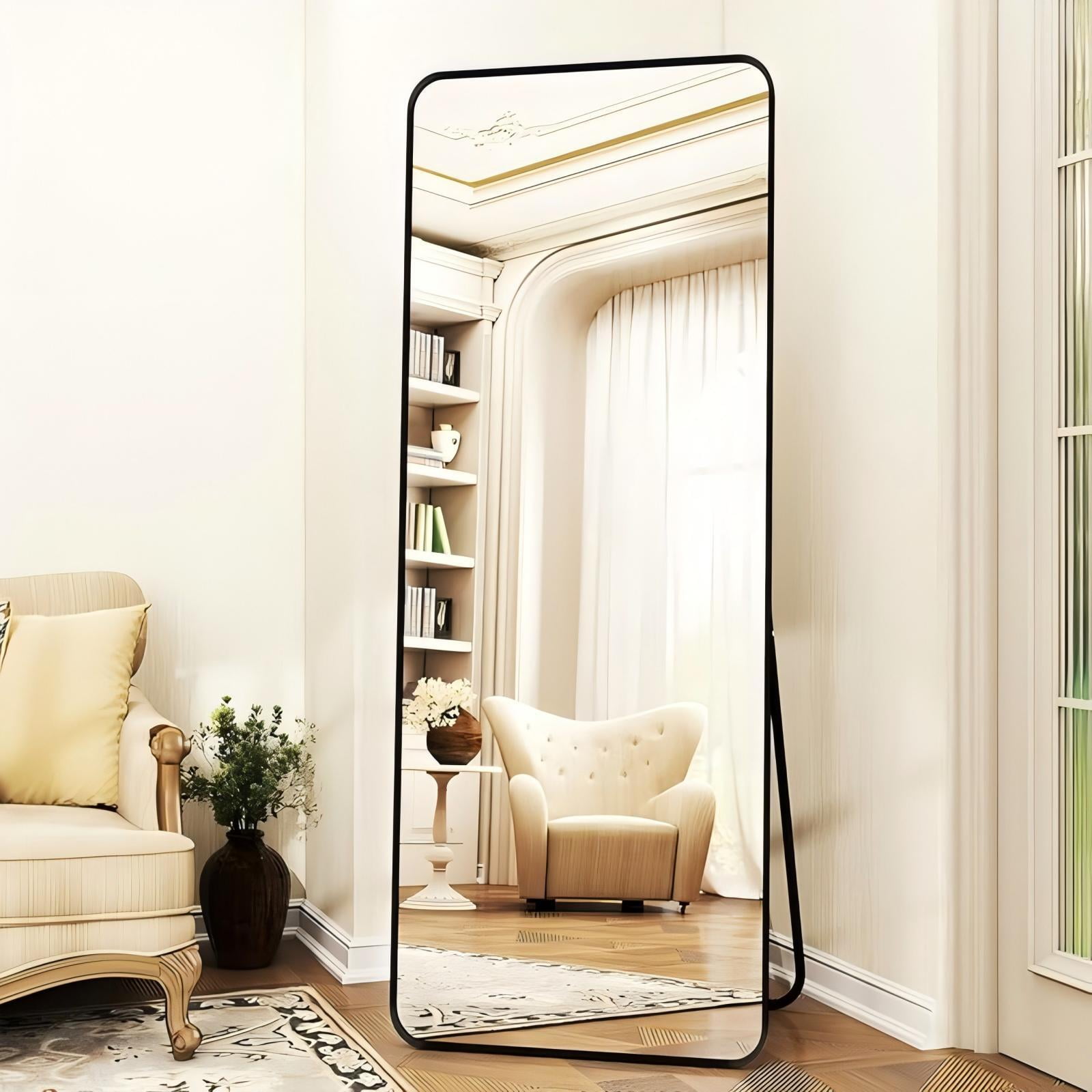 Anyrose 60"x20.1" Floor Full Length Mirror Standing Rectangular Mirror ...
