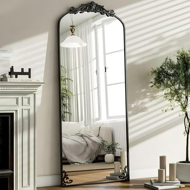 Anyrose 64"x 21" Vintage Full Length Mirror Arched Baroque Mirror ...
