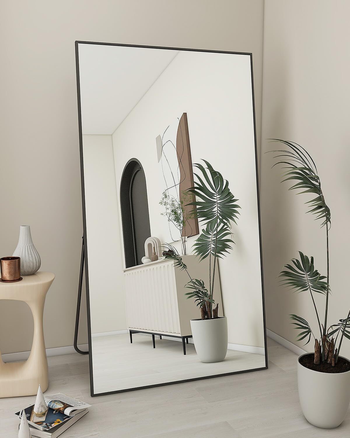 Anyrose 76"x34" Mirror Full Length, Full Length Mirror, Bedroom Floor ...