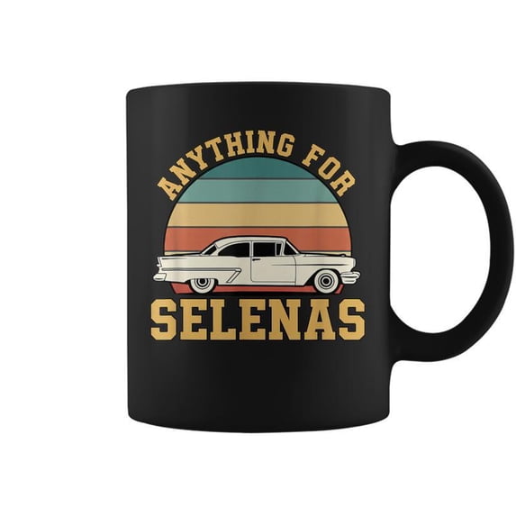 Anything For Selenas Retro Car Sunset Classic Fan Coffee Mugs - Walmart.com