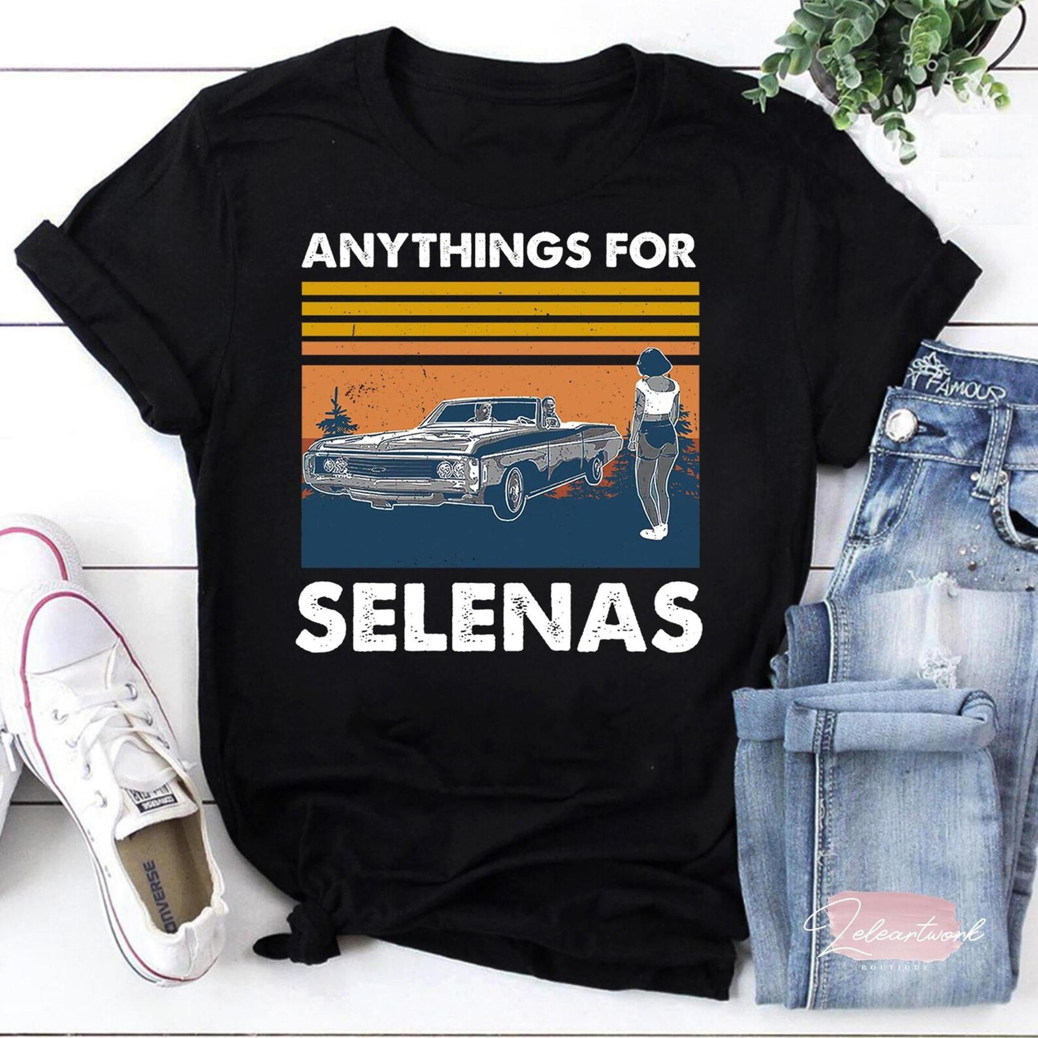 Anything For Selenas T-Shirt, Selena Shirt, La Reina Del Tejano Shirt ...