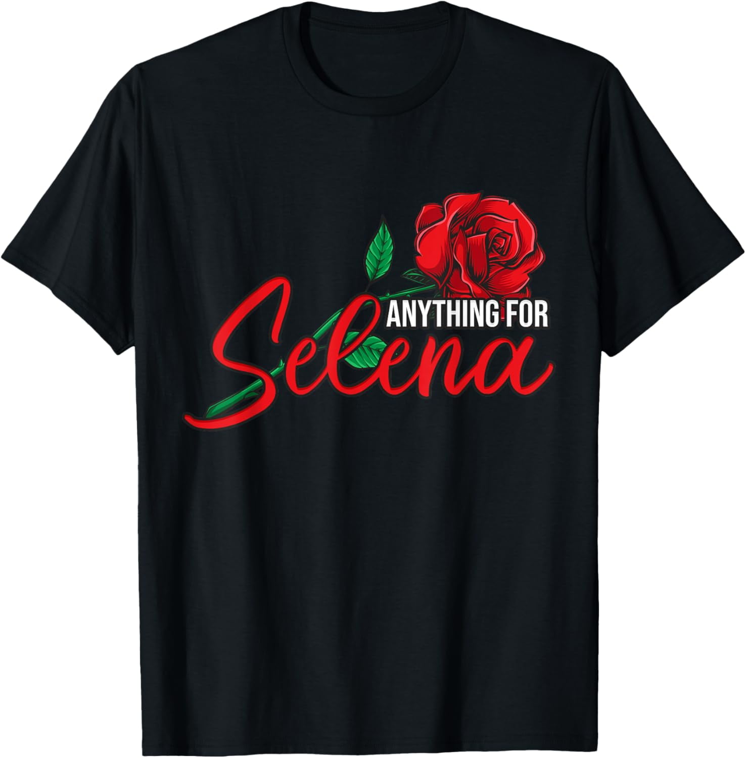 Anything Selenas, Roses, Queen of Tejano, Selenas Apparel T-Shirt - Walmart.com