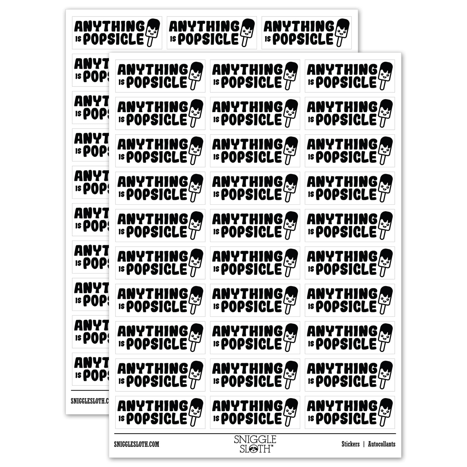 Anything is Popsicle Possible Teacher Student School Sticker Set ...