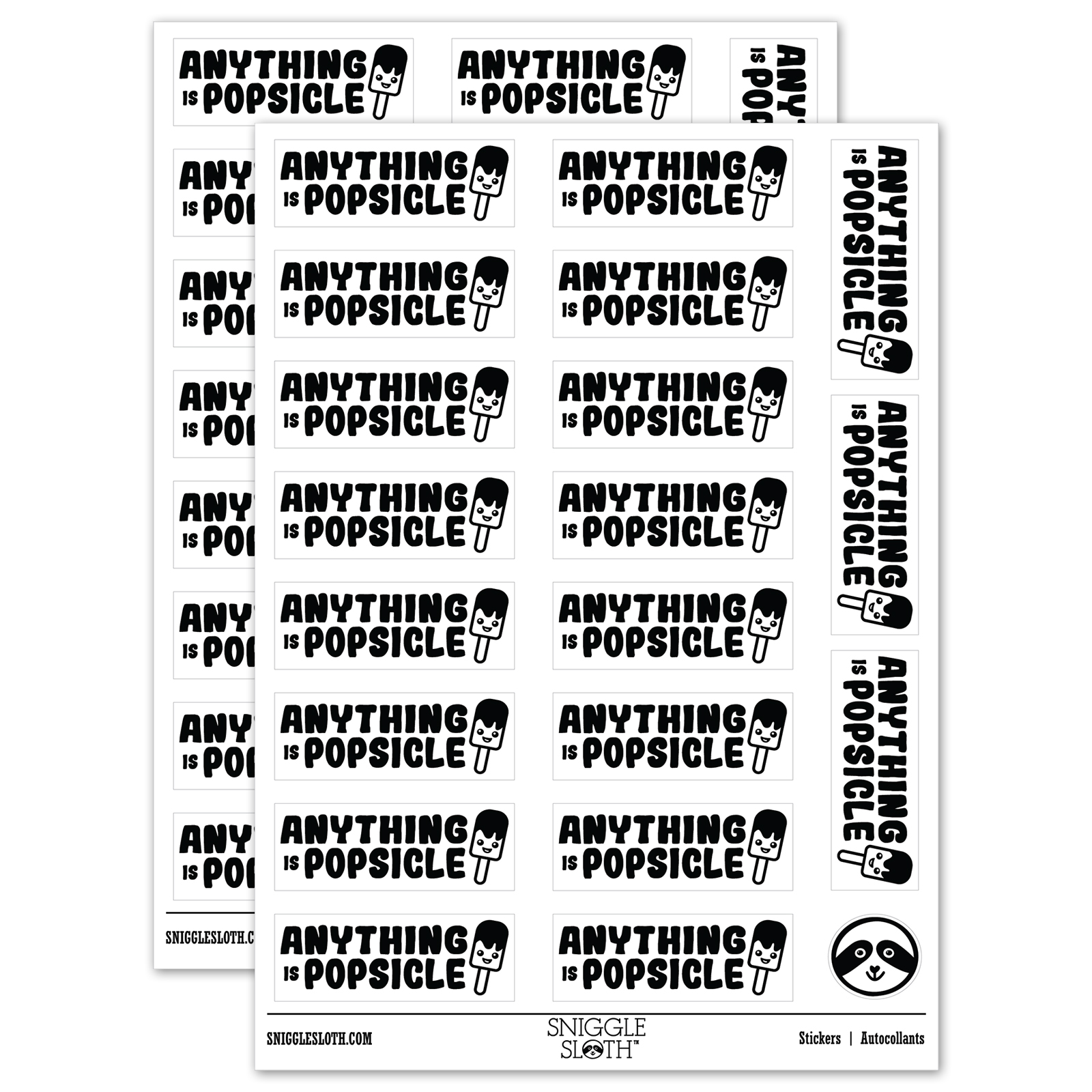 Anything is Popsicle Possible Teacher Student School Sticker Set ...