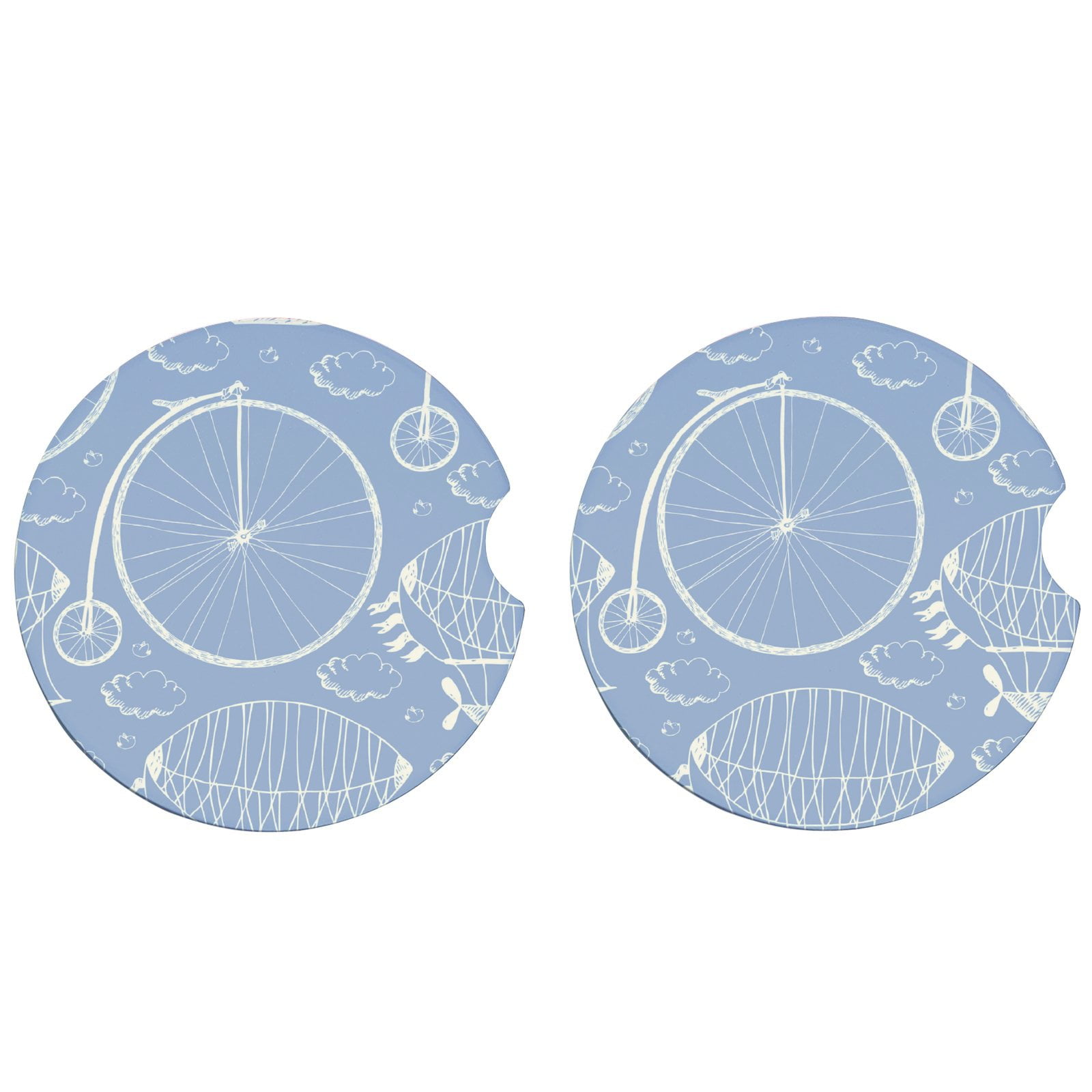 Anyway.go 6pcs Car Cup Holder Coasters,Drink Cup Holder Coasters,with A ...