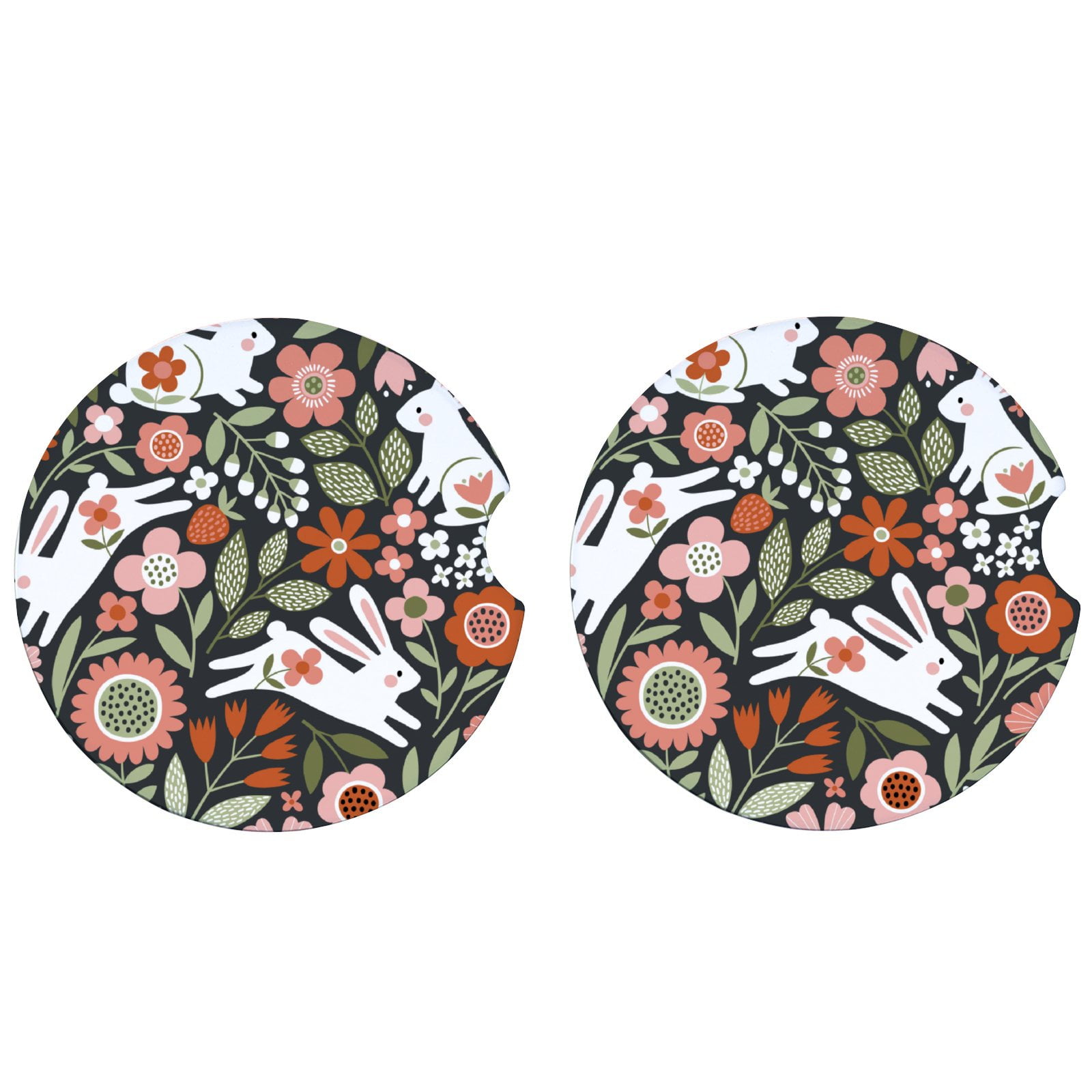 Anyway.go Car Coasters 2 Pack Drinks Absorbent Ceramic Stone Car ...