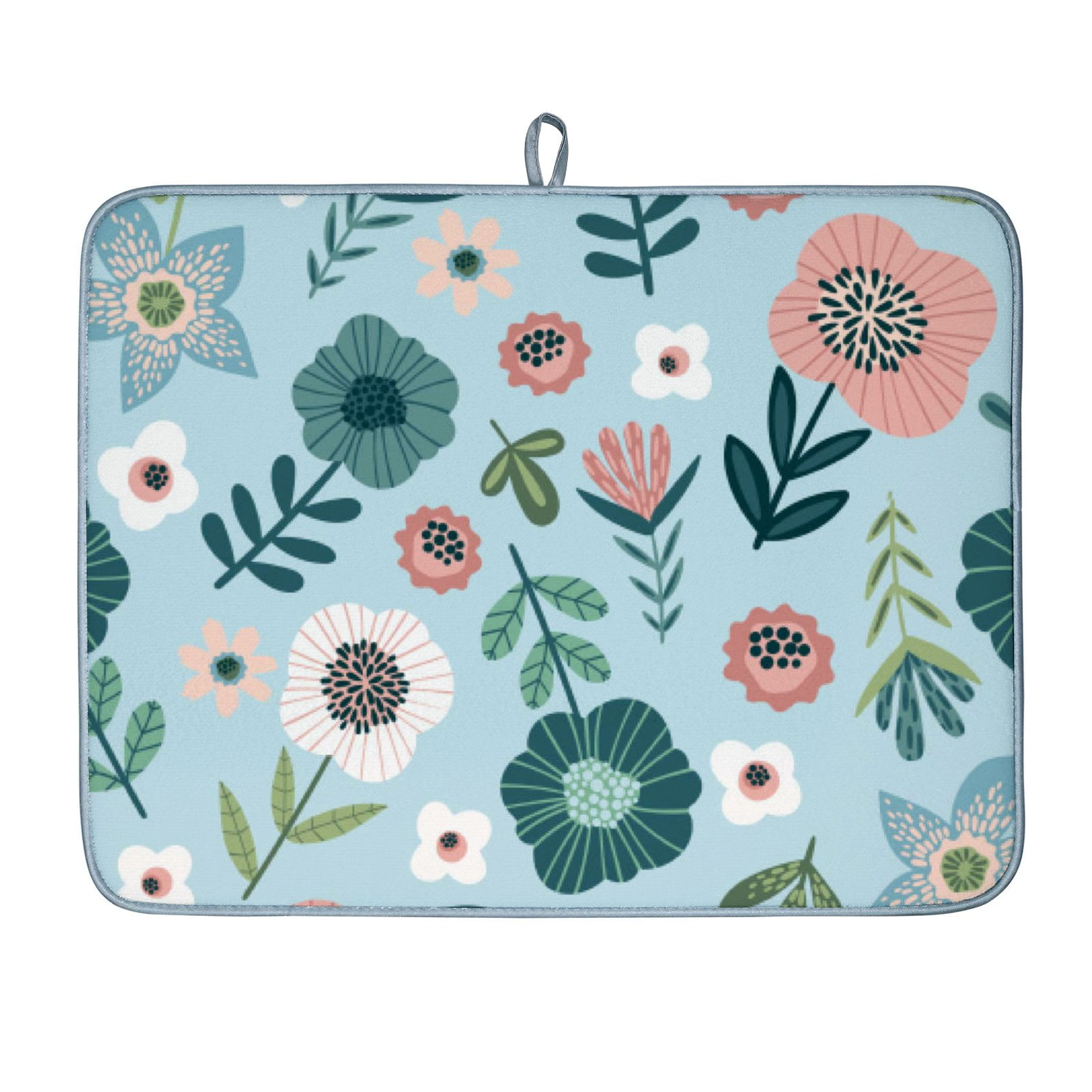 Anyway.go Dish Drying Mat Absorbent Reversible Drying Pad Dish Drainer ...