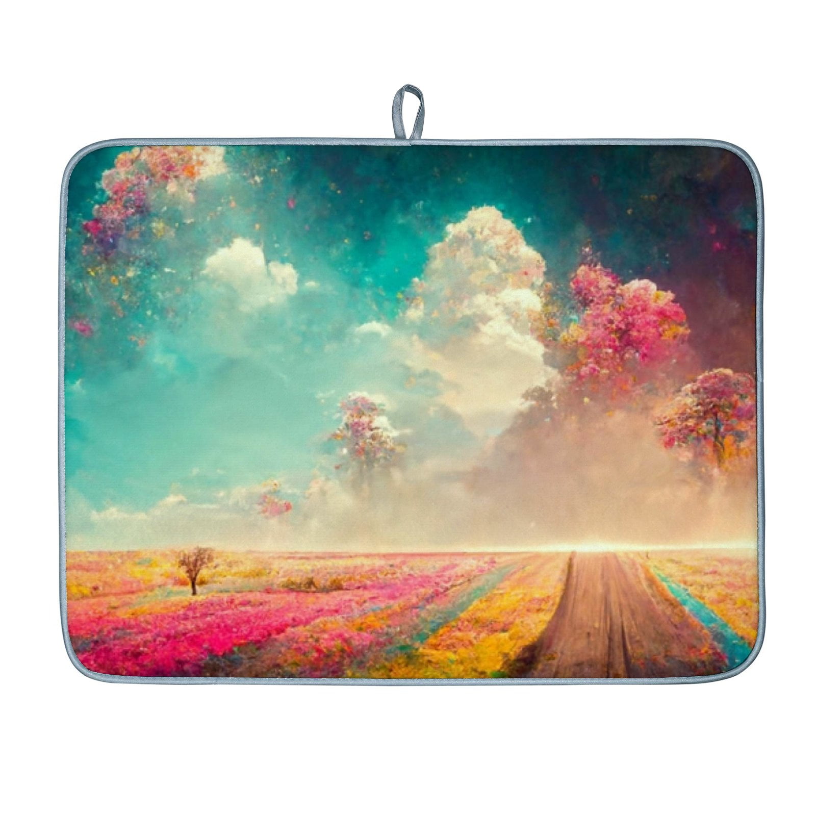 Anyway.go Dish Drying Mat Absorbent Reversible Drying Pad Dish Drainer ...