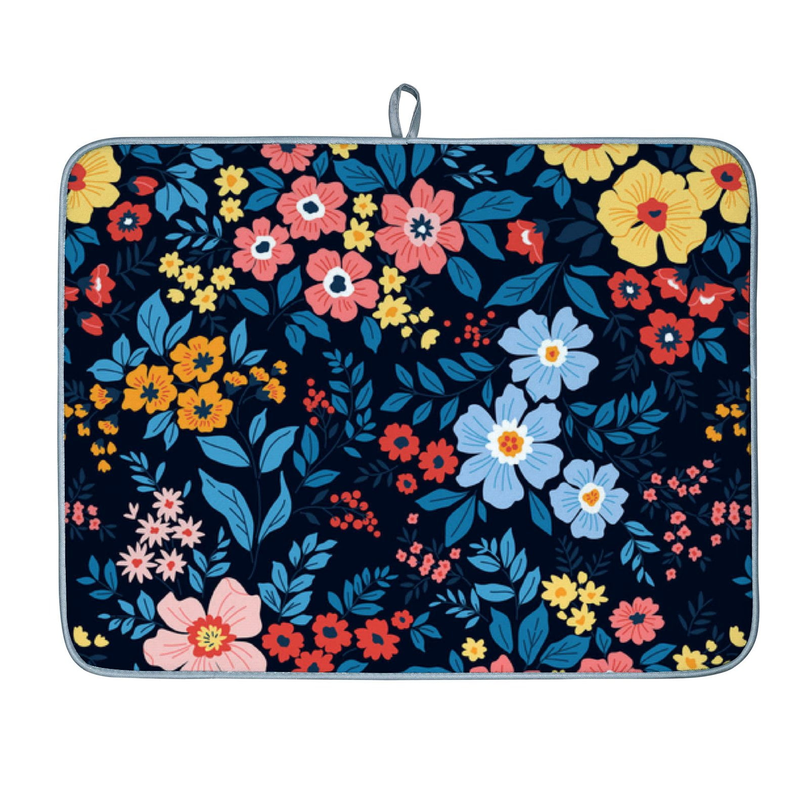 Anyway.go Dish Drying Mat Absorbent Reversible Drying Pad Dish Drainer ...