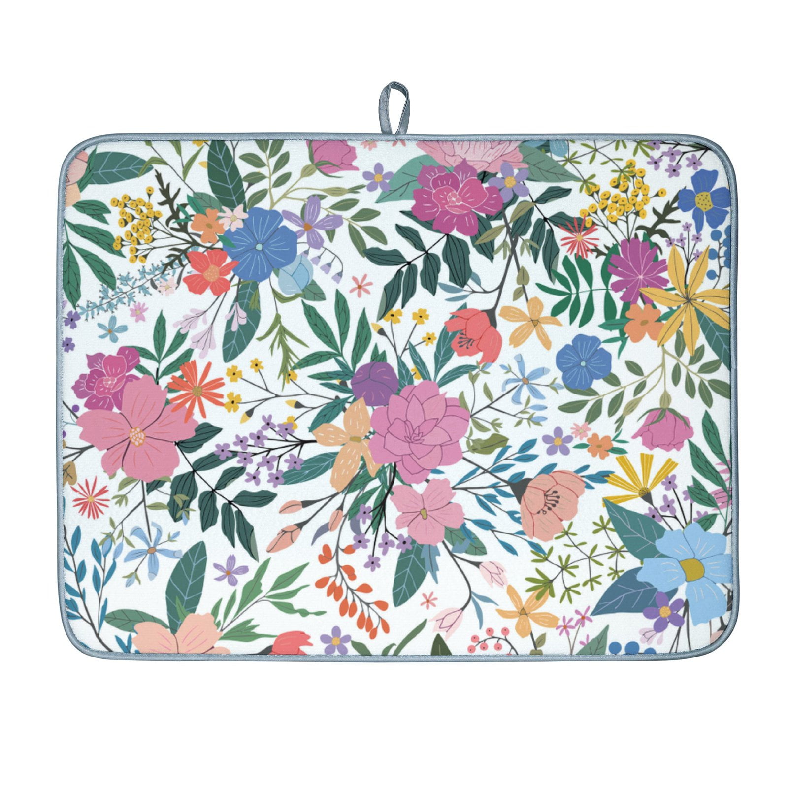 Anyway.go Dish Drying Mat Absorbent Reversible Drying Pad Dish Drainer ...