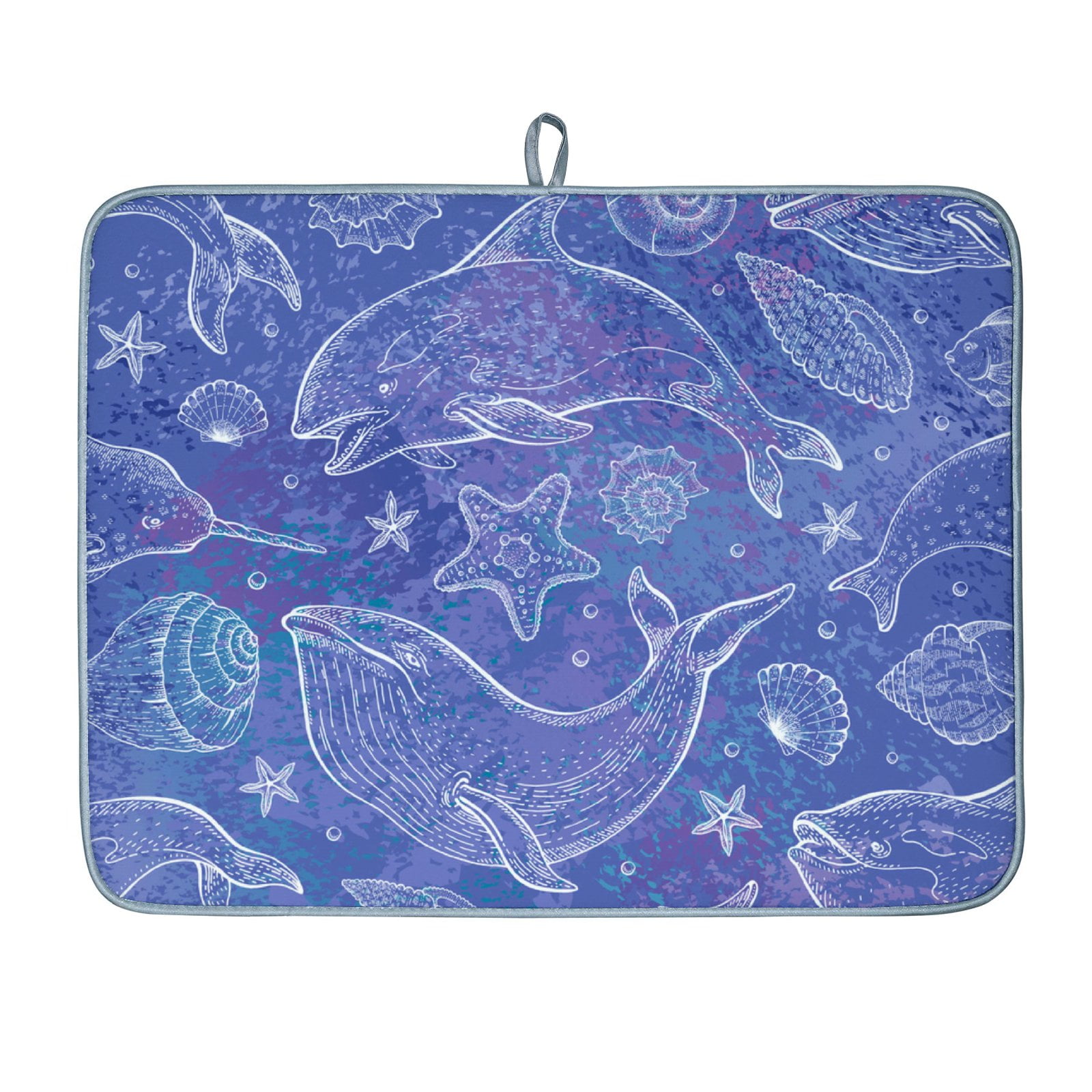 Anyway.go Dish Drying Mat Absorbent Reversible Drying Pad Dish Drainer ...