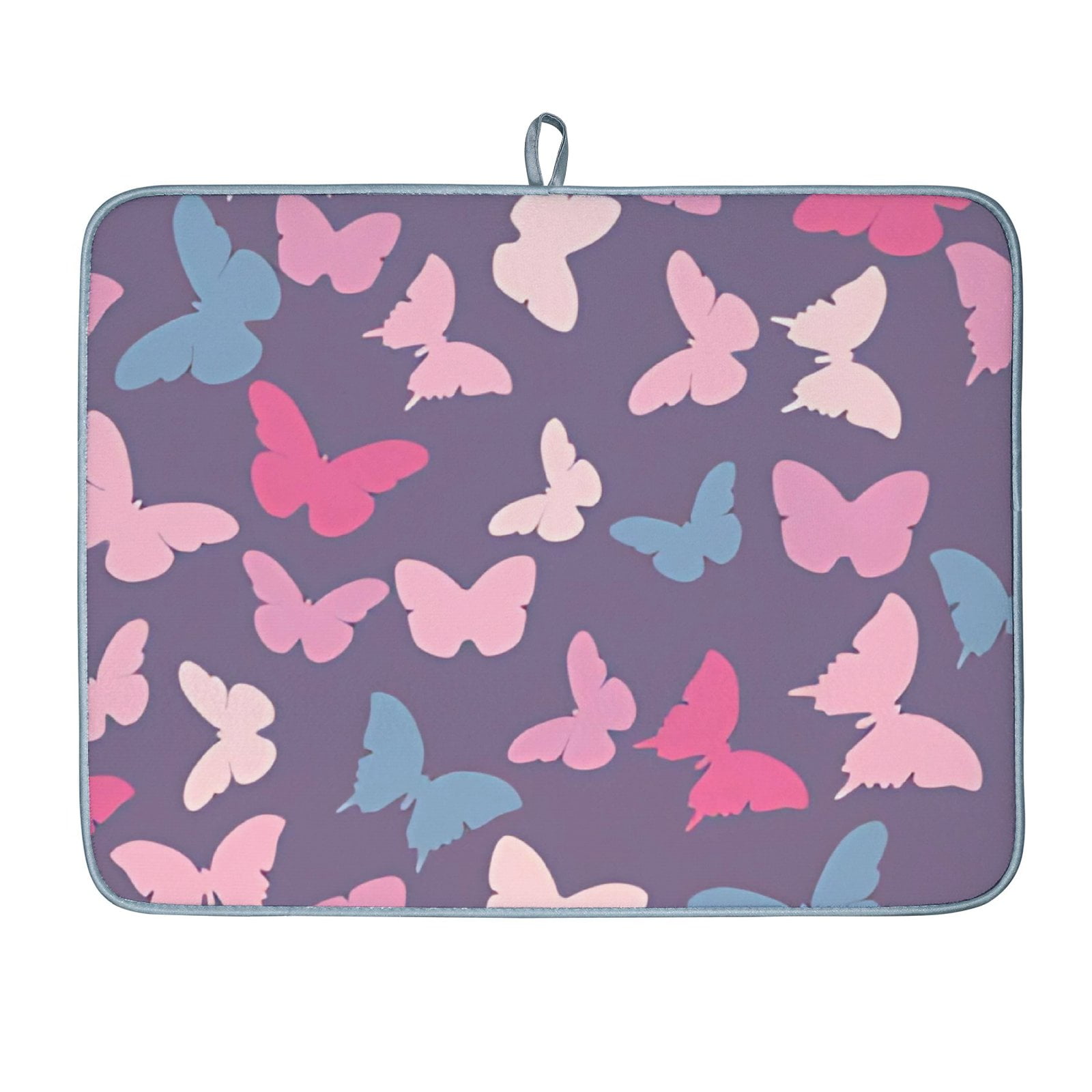 Anyway.go Dish Drying Mat Absorbent Reversible Drying Pad Dish Drainer ...