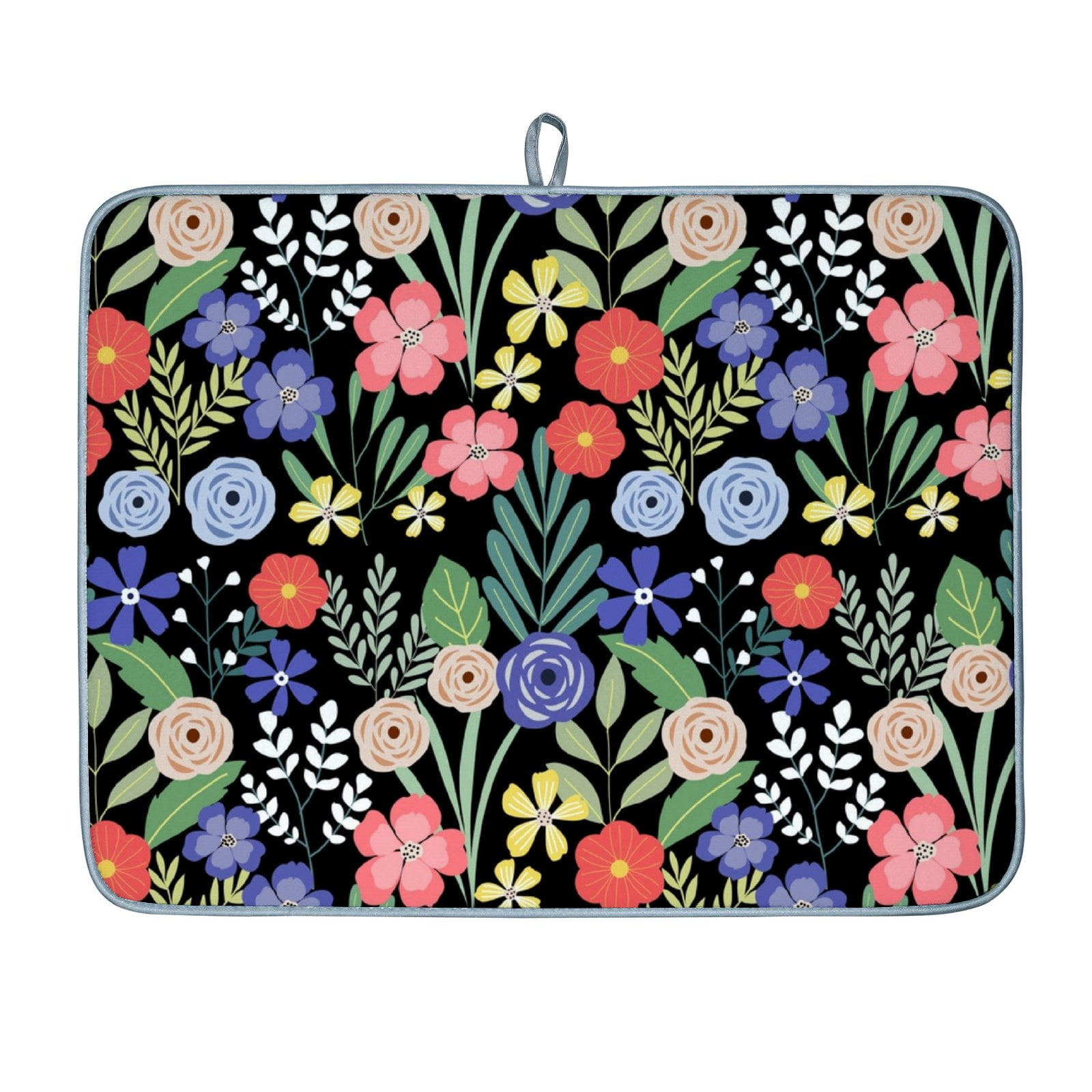 Anyway.go Dish Drying Mat Absorbent Reversible Drying Pad Dish Drainer ...