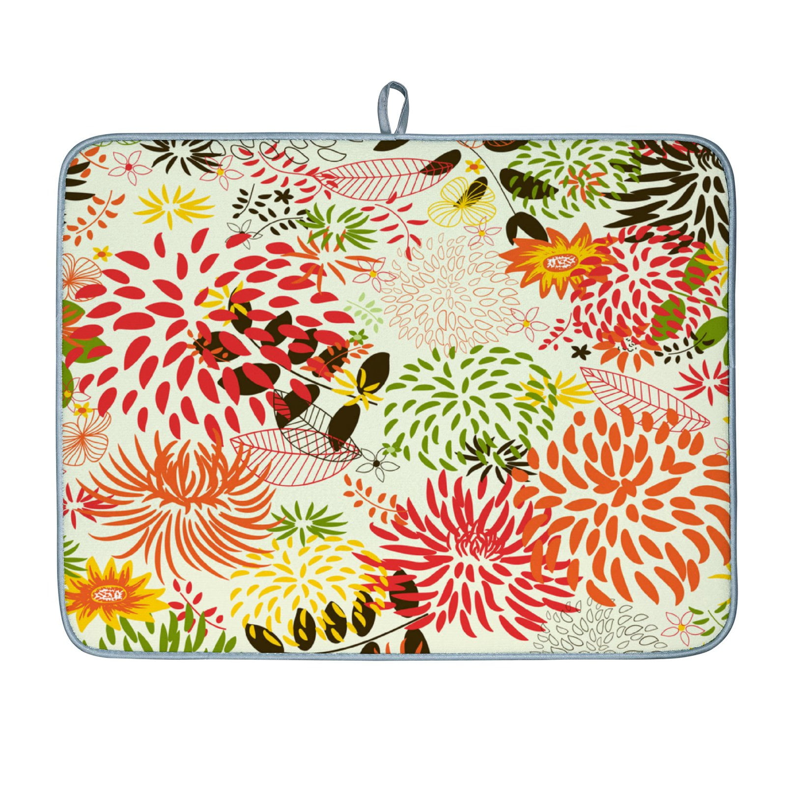 Anyway.go Dish Drying Mat Absorbent Reversible Drying Pad Dish Drainer ...