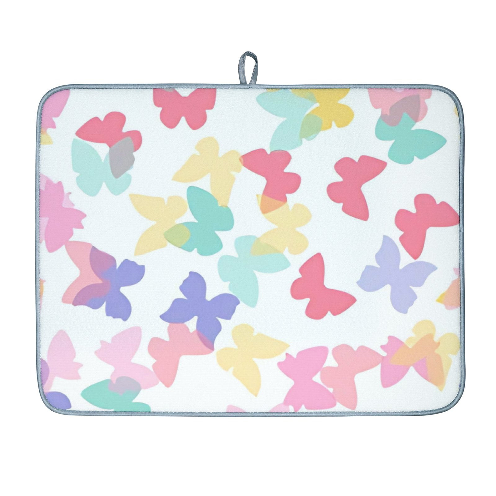 Anyway.go Dish Drying Mat Absorbent Reversible Drying Pad Dish Drainer ...