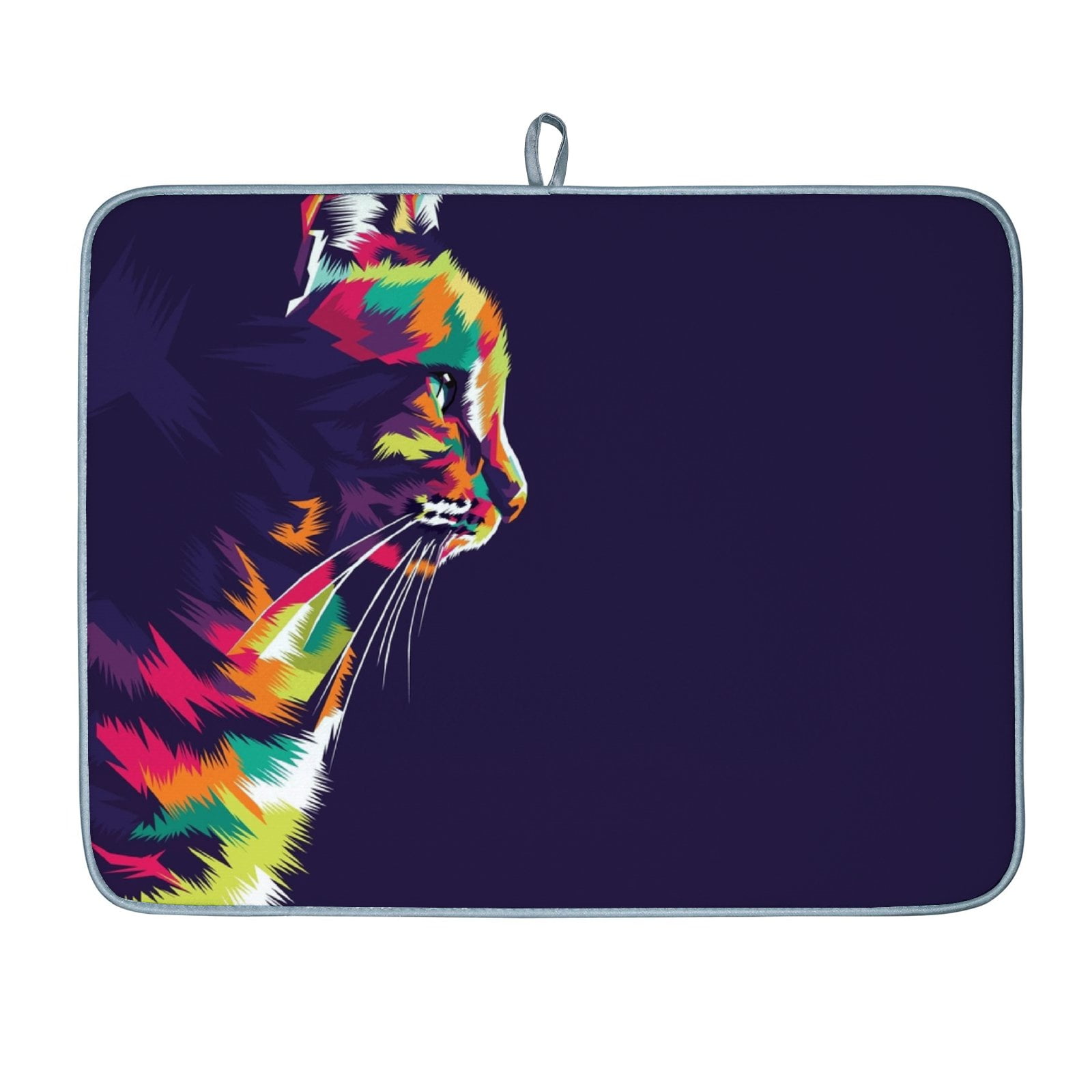Anyway.go Dish Drying Mat Absorbent Reversible Drying Pad Dish Drainer ...