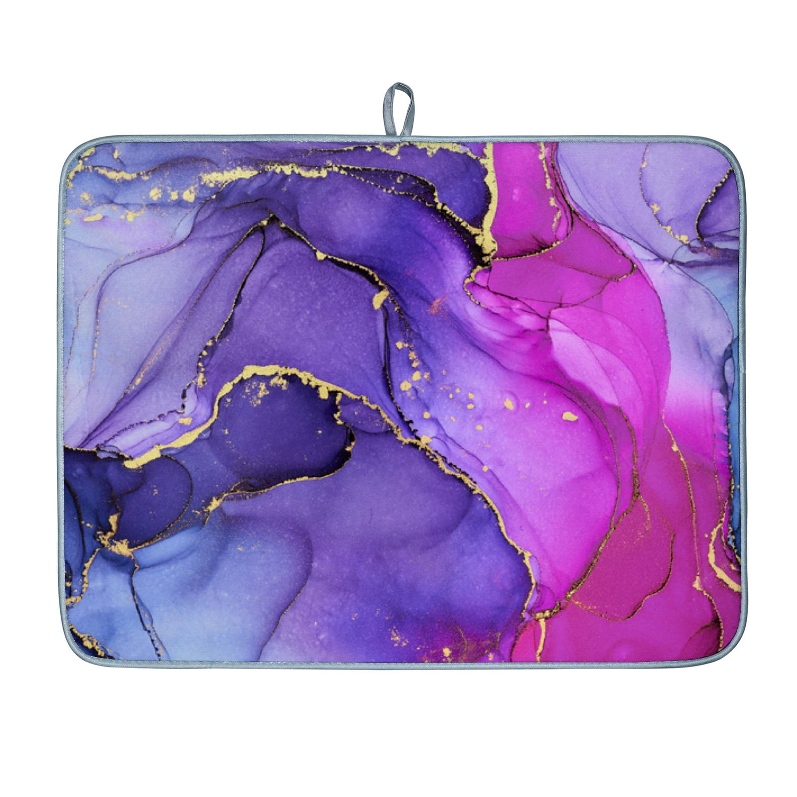 Anyway.go Dish Drying Mat Absorbent Reversible Drying Pad Dish Drainer ...