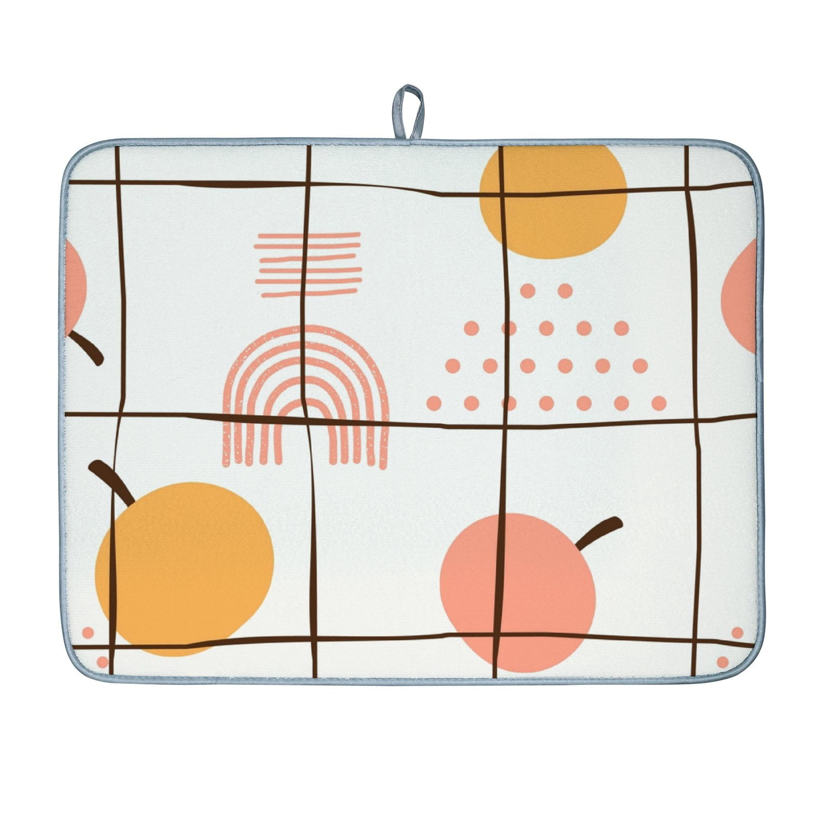 Anyway.go Dish Drying Mat for Kitchen Counter, Absorbent Reversible ...