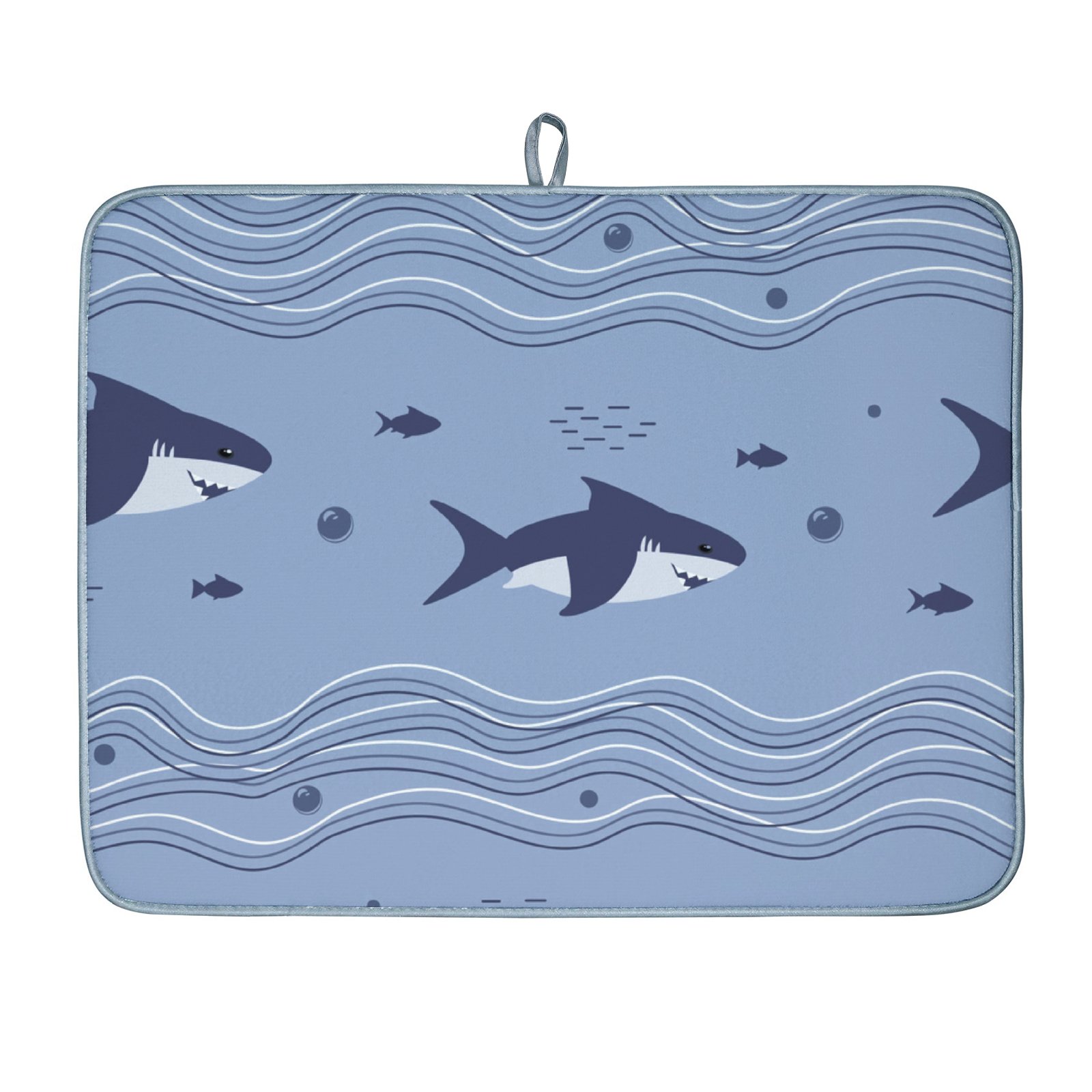 Anyway.go Dish Drying Mat for Kitchen Counter, Absorbent Reversible ...