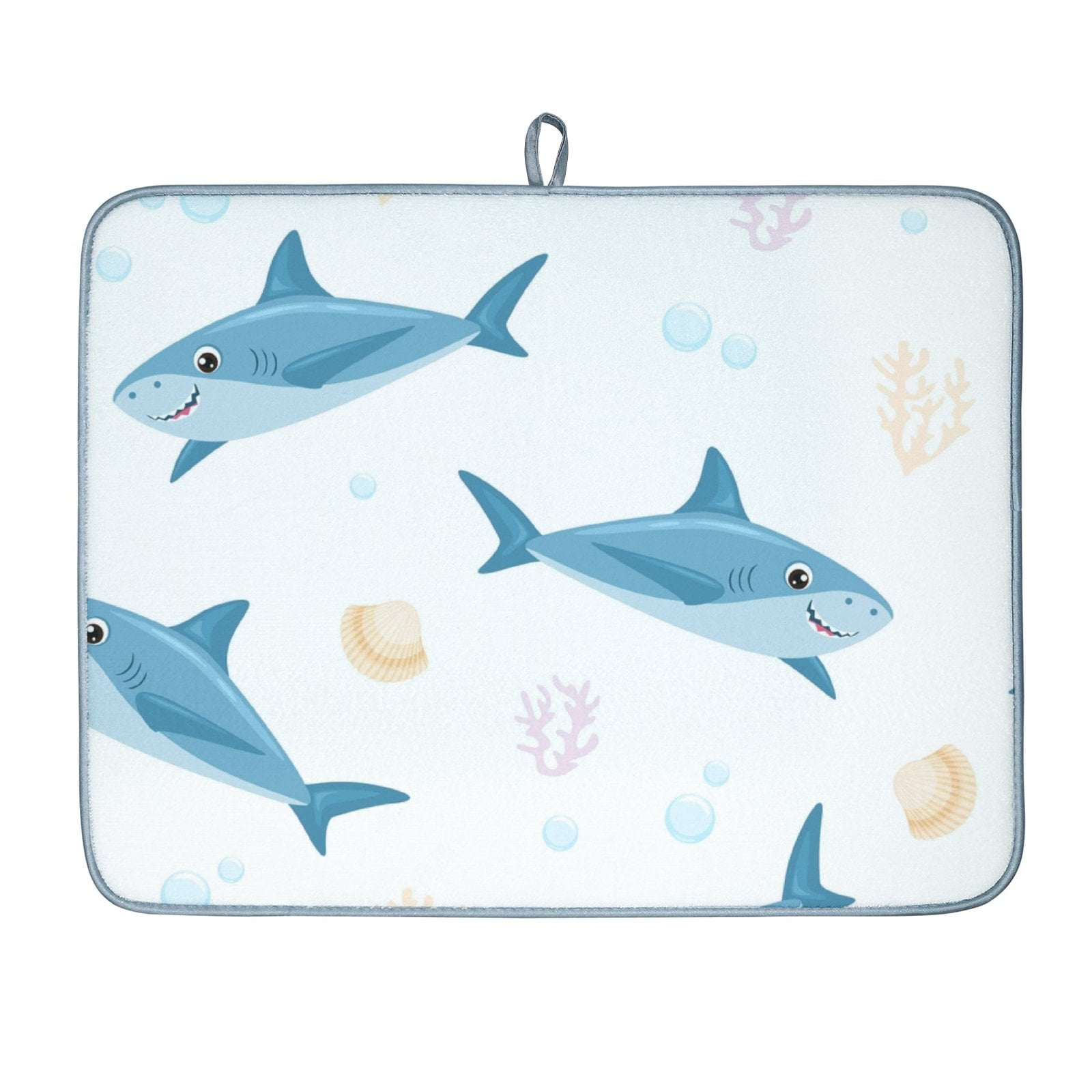 Anyway.go Dish Drying Mat for Kitchen Counter, Absorbent Reversible ...