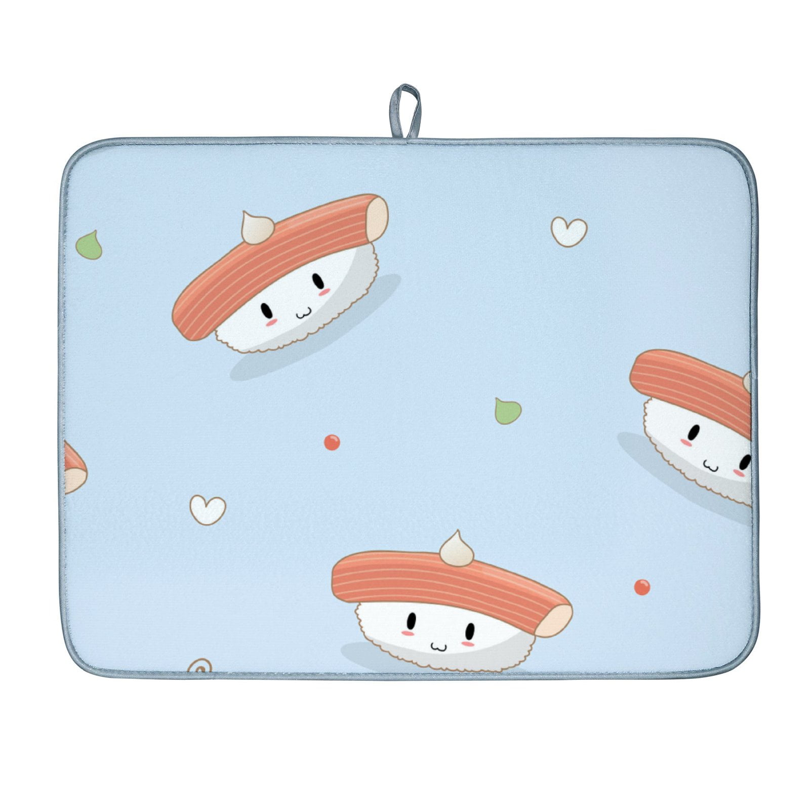 Anyway.go Dish Drying Mat for Kitchen Counter, Absorbent Reversible ...